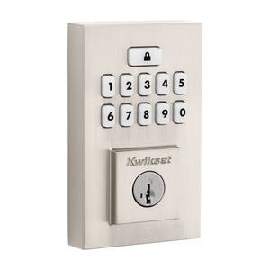 Kwikset SmartCode 270 Traditional Satin Nickel Touchpad Single Cylinder ...