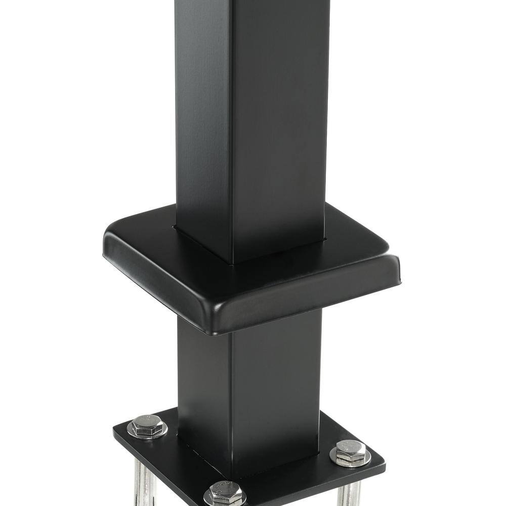 SKYSHALO Cable Support Post, 36 in. x 2 in. Steel Construction, No Pre ...