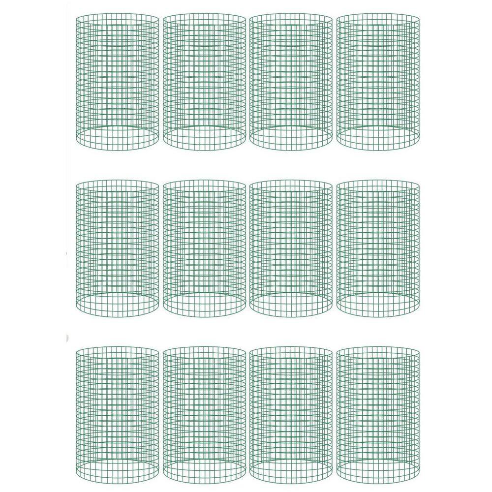 MOEPISY 12 Pack Plant Protectors from 22 in. x 12 in. Large Wire Plant ...