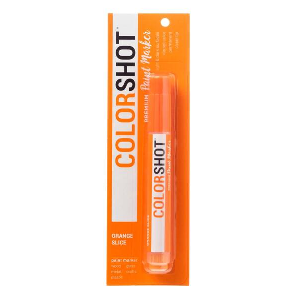 COLORSHOT Orange Slice Orange Acrylic Craft Paint Pen 43839