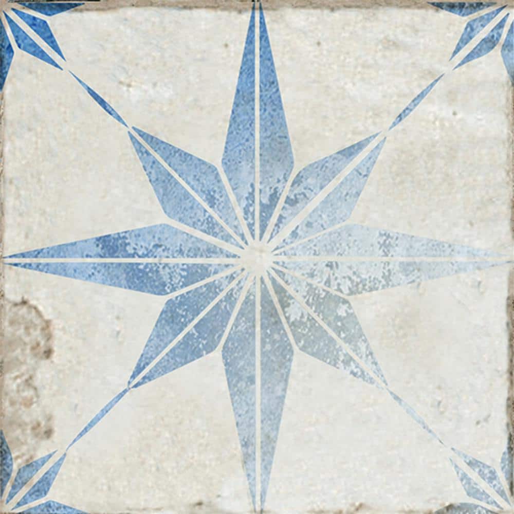 MI ALMA Blue R15 12 in. x 12 in. Vinyl Peel and Stick Tile (24 Tiles ...