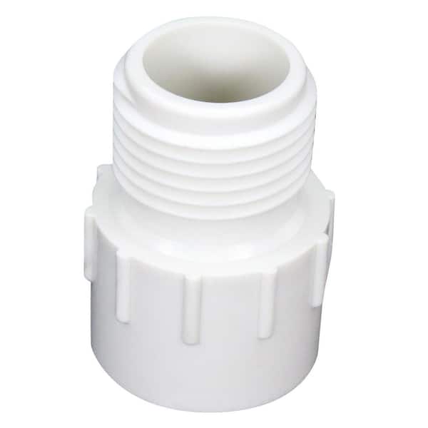 Apollo 3/4 in. Slip PVC x 3/4 in. MHT Male PVC Adapter AISLMHT34 - The ...