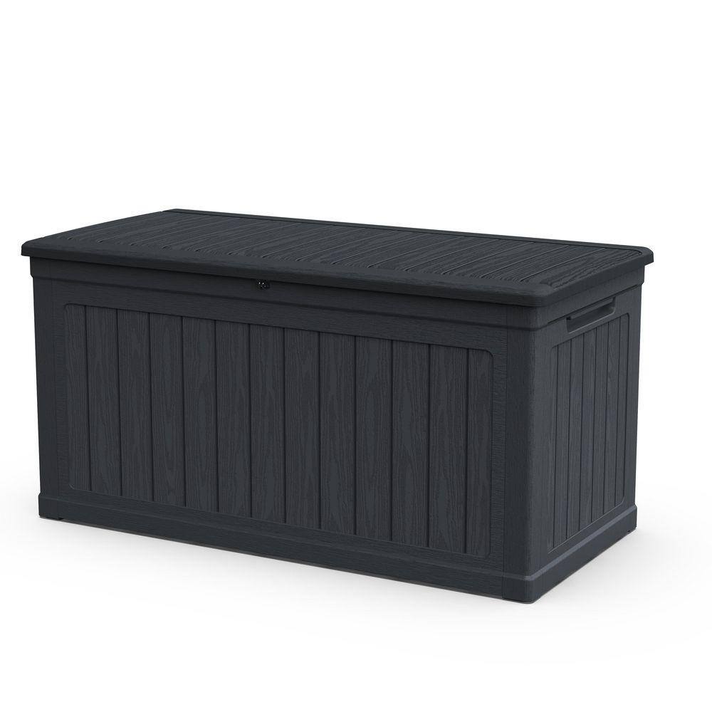 BOPOREA MEGO LLC 230 Gal. Outdoor Storage Deck Box, Lockable for Patio ...