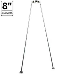 ALLFUEL HST 8 in. x 3 in. Roof Support Bracket for Double Wall Chimney ...