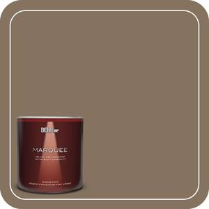 BEHR ULTRA 5 gal. #BXC-05 Mudslide Satin Enamel Exterior Paint & Primer ...