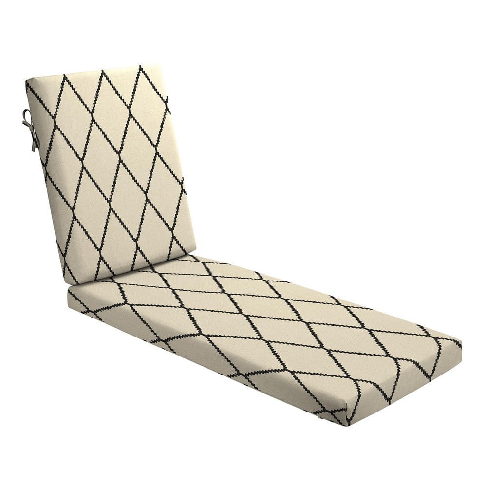 ARDEN Foam Outdoor Chaise Lounge Cushion 21 x 72 Made with ProFoam Rain ...