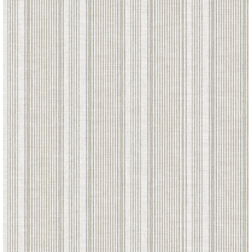 A-Street Prints Ayanna Neutral Striped Wallpaper 4147-27394 - The Home ...