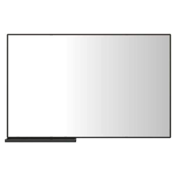 Tileon 48 in. W x 30 in. H Large Rectangular Aluminum Framed Wall ...