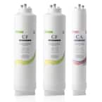 ISPRING RO500 1-Year Replacement Water Filter Cartridges for Tankless ...