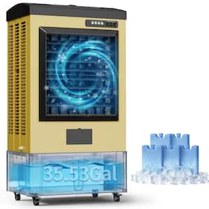 Fjordlyn 57 Gal. Commercial Portable Evaporative Cooler, 20600 CFM ...