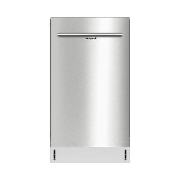 Honeywell 18 in. Honeywell Dishwasher with 8 Place settings 6 Washing Programs with Stainless Steel Tub and UL Energy Star HDS18SS The Home Depot