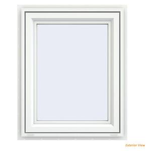 JELD-WEN 23.5 in. x 35.5 in. V-4500 Series White Vinyl Right-Handed ...