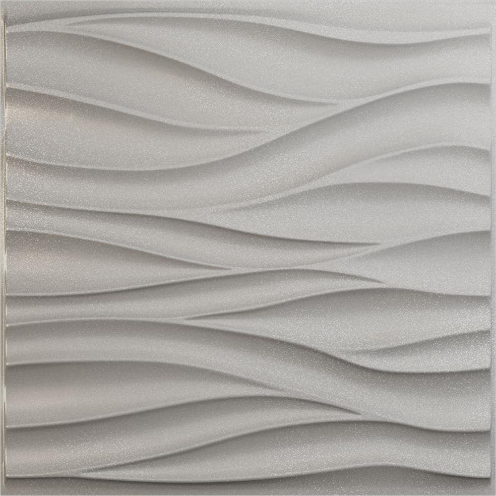 Ekena Millwork 19-5/8-in W x 19-5/8-in H Ripple EnduraWall Decorative ...