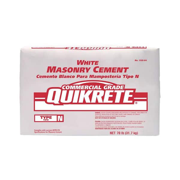 Quikrete 70 lb. Masonry Cement-White 112504 - The Home Depot