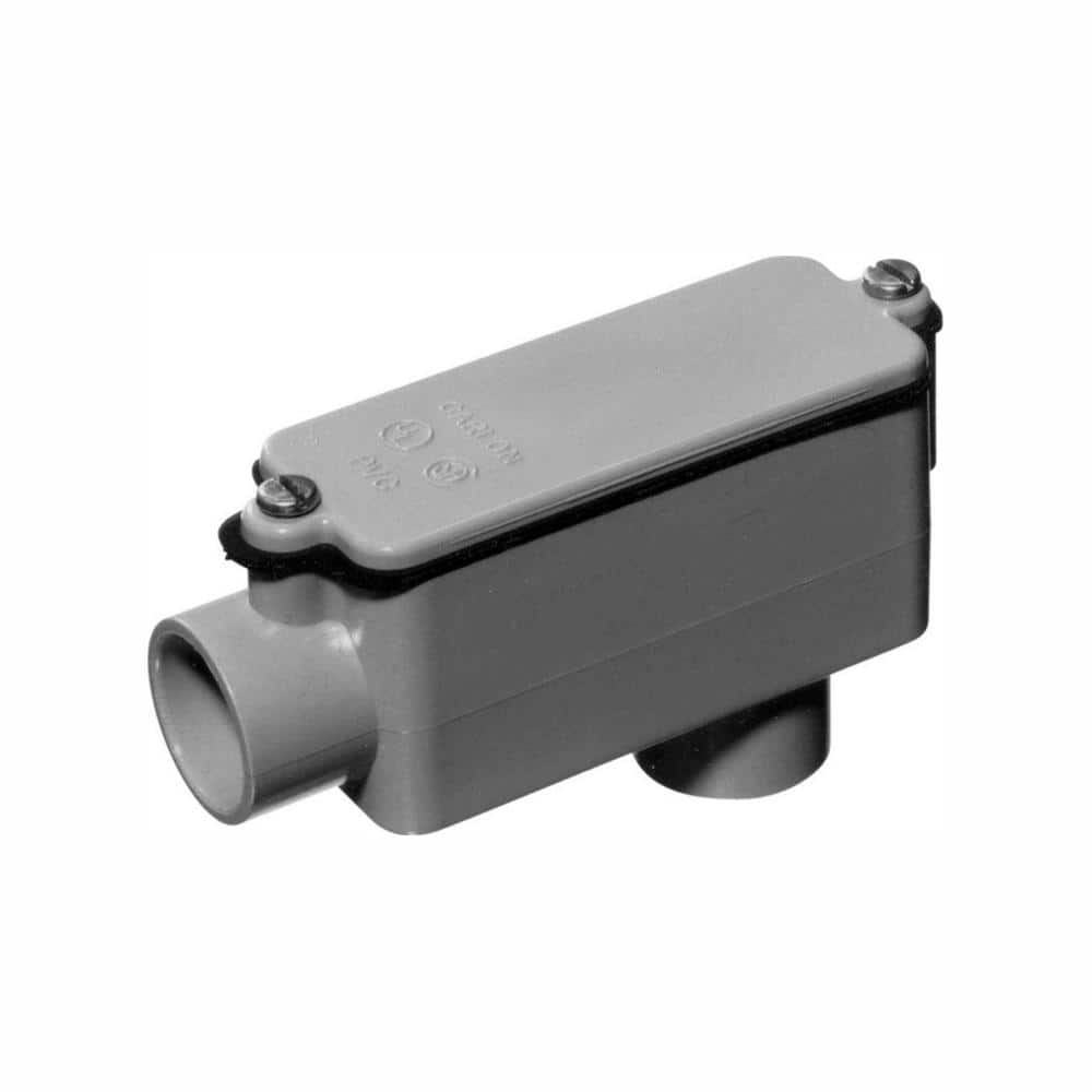 Carlon 2 in. Elbow Schedule 40 and 80 Electrical PVC Type-LB Conduit ...