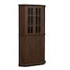Home Source Industries Home Source Enclosed Mahogany Corner Cabinet ...