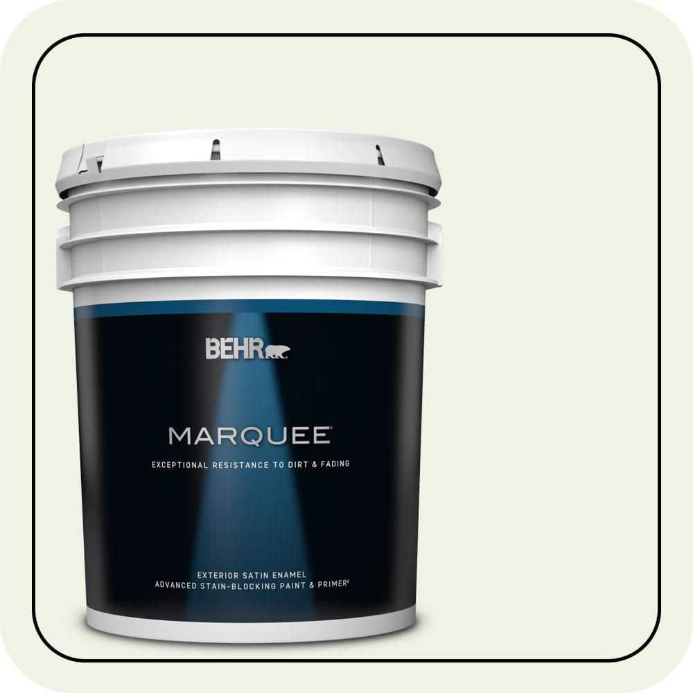 BEHR MARQUEE 5 gal. #440A-1 Parsnip Satin Enamel Exterior Paint ...