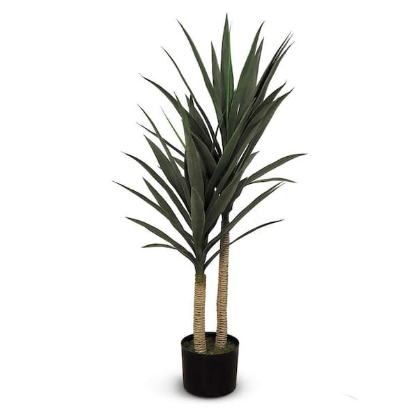 Botanical 3.6 ft. Artificial Yucca in Pot L1975 - The Home Depot