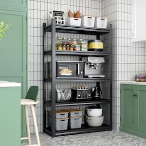 Tileon Storage Shelves 5 Tier Heavy Duty Metal Shelving Unit Adjustable ...