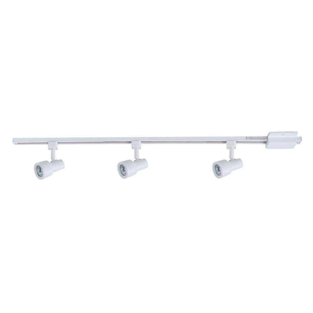 Commercial Electric 3-Light Mini Step Linear Track Lighting Kit ...