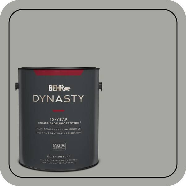 BEHR DYNASTY 1 gal. #PPU24-18 Great Graphite Flat Exterior Stain ...