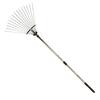 BARNEL USA 34 in. to 70 in. Steel Head Telescopic Adjustable Fan Rake ...
