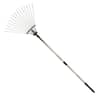 BARNEL USA 34 in. to 70 in. Steel Head Telescopic Adjustable Fan Rake ...