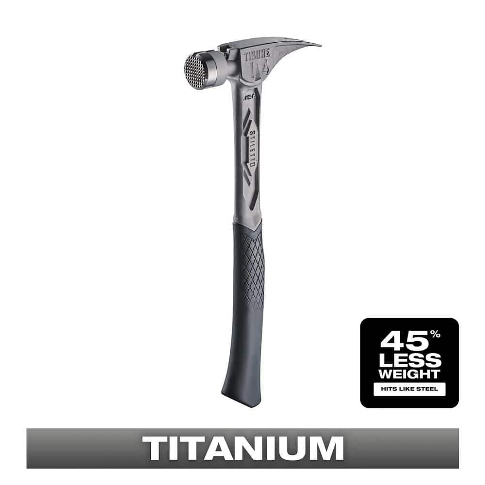 Stiletto 14 oz. TiBone Milled Face with Curved Handle TIB14RMC - The ...