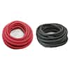 WindyNation 1-0 Gauge 50 ft. Black/50 ft. Red Welding Cable (1 Pair) 1 ...