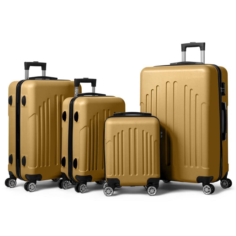Karl home Nested Hardside Luggage Set in Yellow, 3 Piece - TSA ...