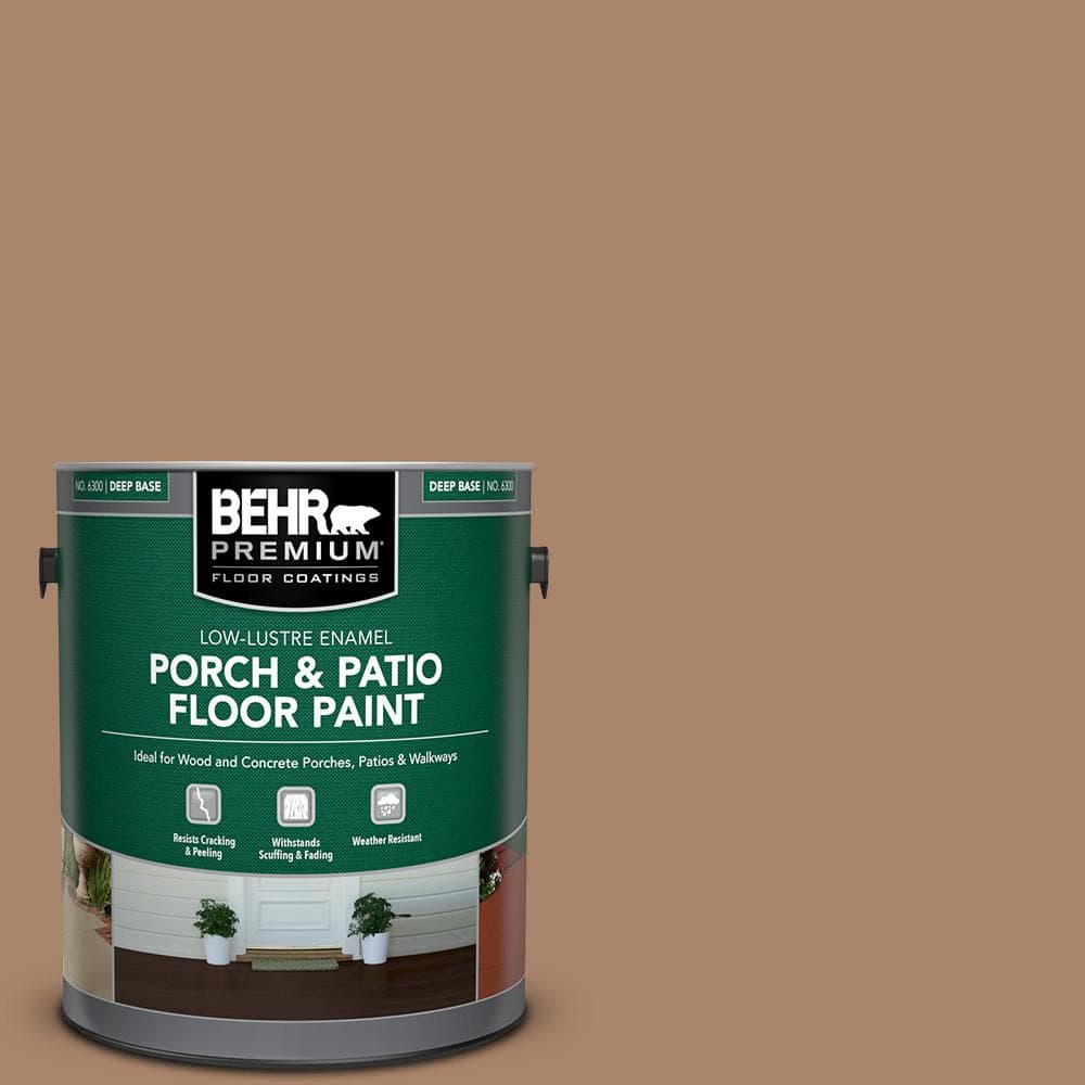 BEHR PREMIUM 1 gal. #S220-5 Nutshell Low-Lustre Enamel Interior ...