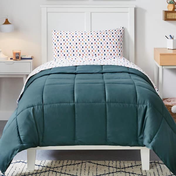 StyleWell Charleston Microfiber Twin/Twin XL Comforter SU95DAC-TXL-CHA ...