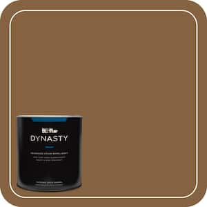 BEHR PREMIUM PLUS 8 oz. #MQ2-10 Burnt Caramel Semi-Gloss Interior ...