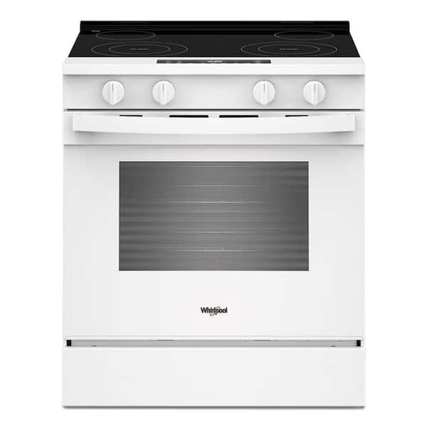 Summit Appliance 20 in. 4 Element Slide-in Electric Range with ...