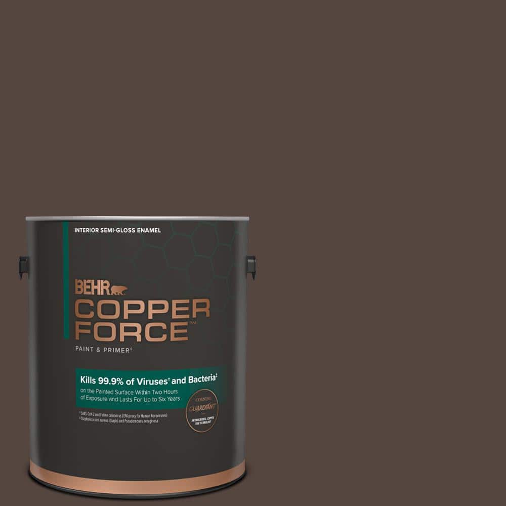 COPPER FORCE 1 Gal. #HDC-MD-13 Rave Raisin Semi-Gloss Enamel Virucidal ...