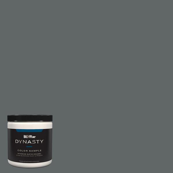 BEHR DYNASTY 8 oz. #N450-6 Binary Star One-Coat Hide Satin Enamel Stain ...