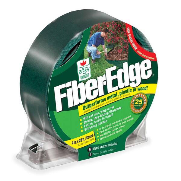 Vigoro Fiber-Edge 20 ft. Fiberglass Edging 8902 - The Home Depot