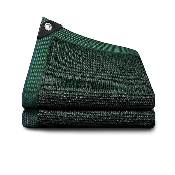 Shatex 10 ft. x 18 ft. 90% Sunscreen Shade Cloth with Grommets UV ...