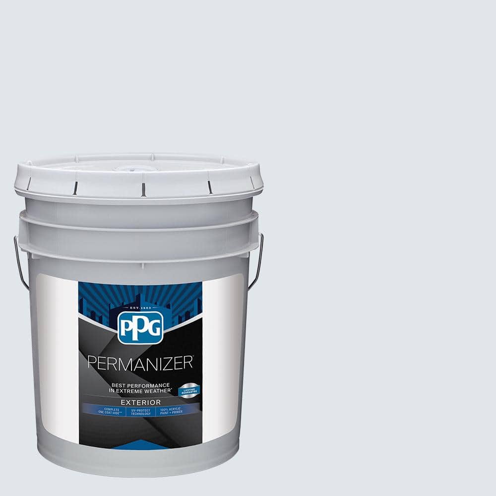 PERMANIZER 5 gal. PPG1042-2 Winter Haven Satin Exterior Paint PPG1042 ...