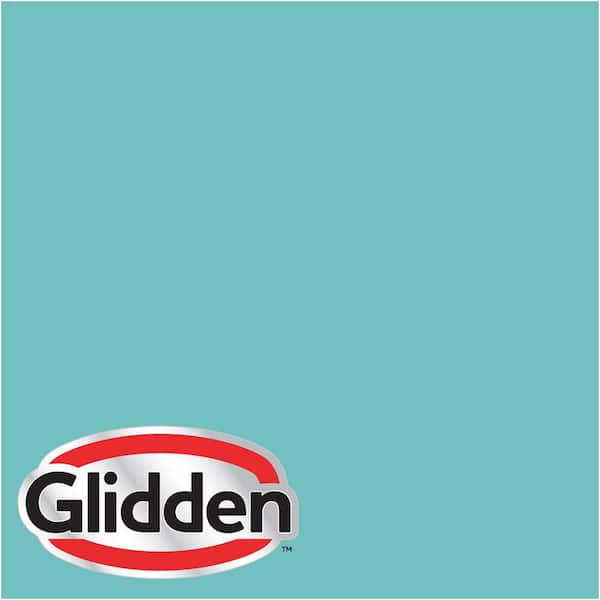 Glidden Premium 1-gal. #HDGB15D Timberlake Teal Satin Latex Exterior ...