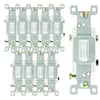 Sunlite 15 Amp Toggle Grounded Light Switch White (10-Pack) HD40867 ...