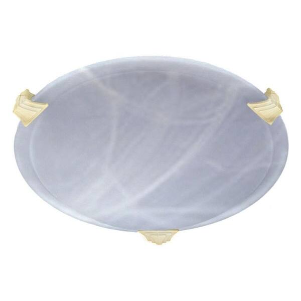 Illumine Contemporary Beauty 1-Light Polished Brass Halogen Ceiling ...