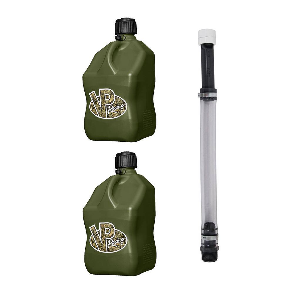 VP Racing Fuels 5 Gal. Motorsport Racing Utility Jug (2-Pack) Plus 14 ...