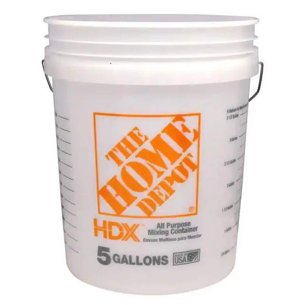 HDX 5 gal. Natural Paint Bucket PN0040HDX - The Home Depot