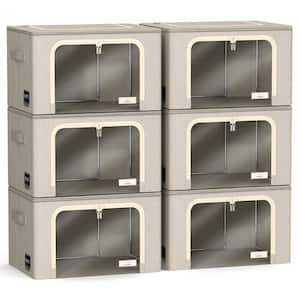 Sorbus Foldable Storage and Organizer Bins with Handles, Multicolored ...