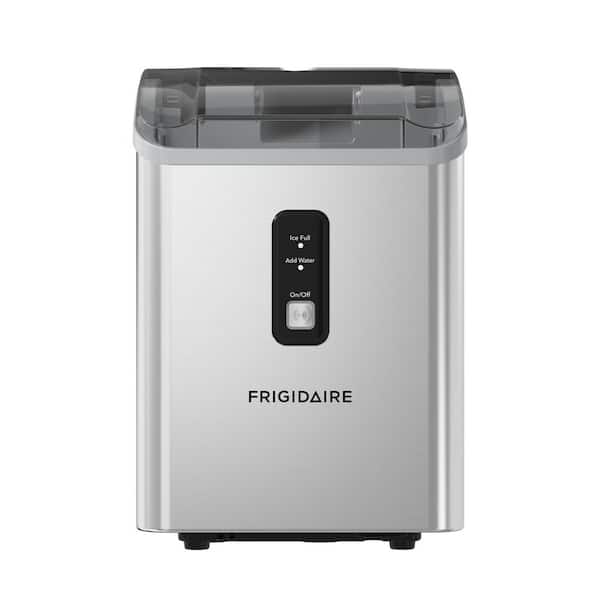 Frigidaire 10.6 in. 33 lb. Countertop Nugget Ice Maker in Stainless ...