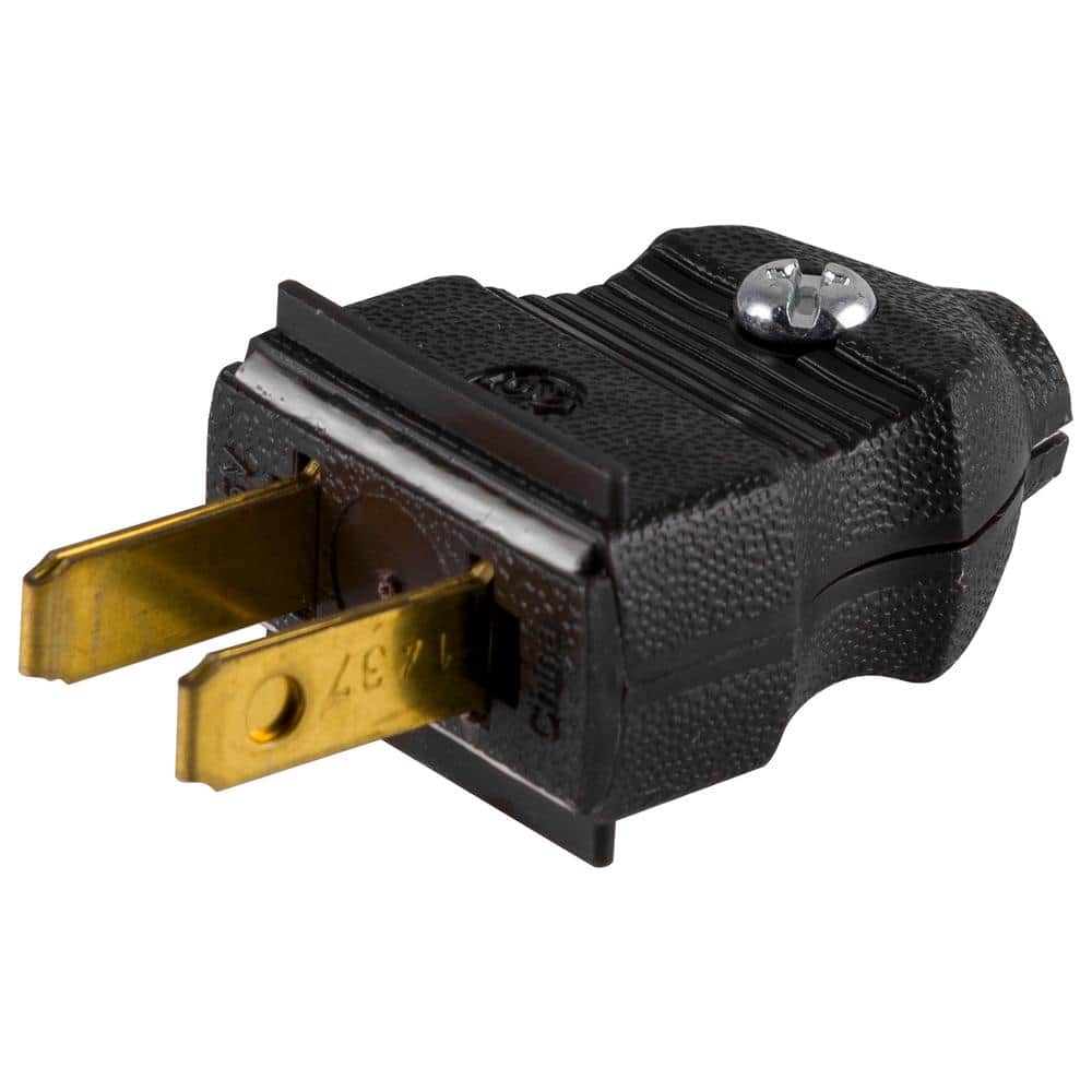 GE 15 Amp 125-Volt Quick Wire Plug, Brown (2-Pack) 54266 - The Home Depot