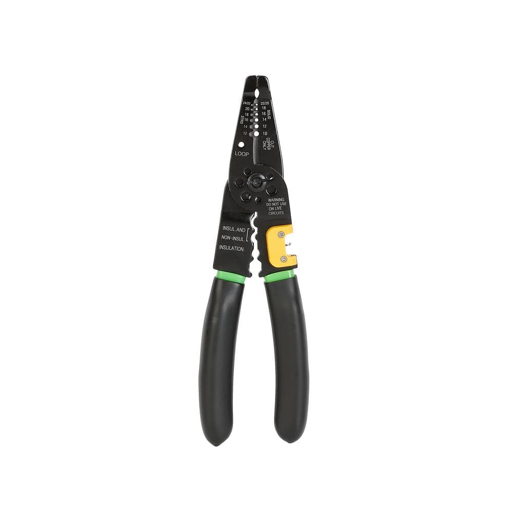 Commercial Electric 8 in. Wire Stripper with NM Cable Ripper 91674 ...