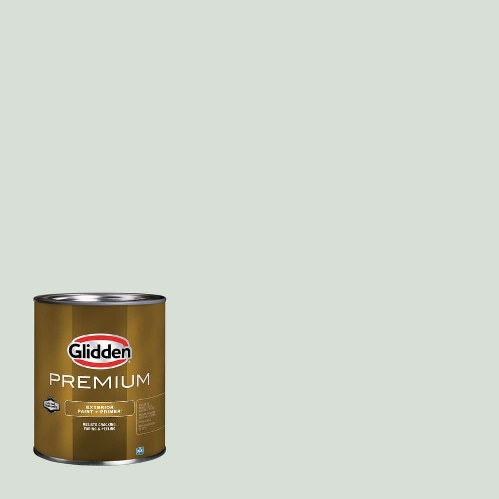 Glidden Premium 1 qt. PPG1135-3 Secret Crush Flat Exterior Paint ...
