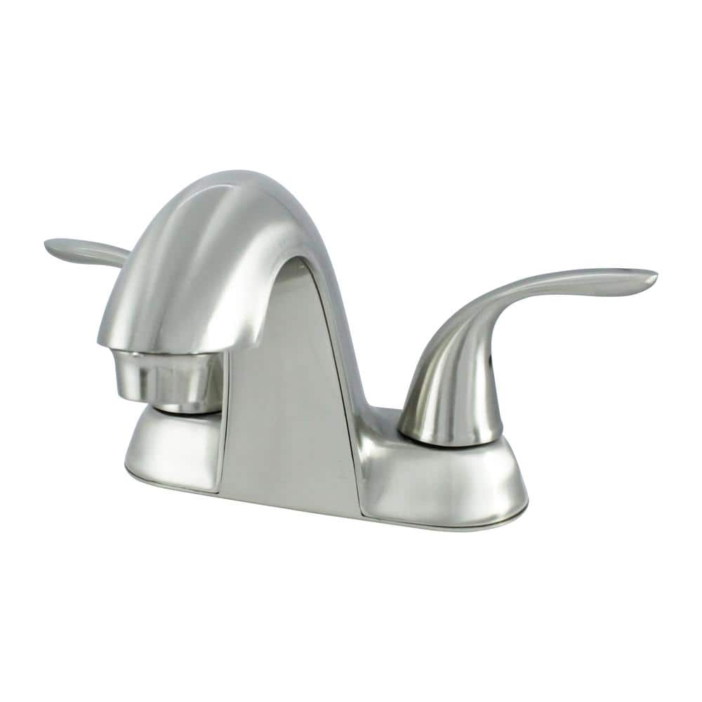 WASSERMAN FAUCETS Dual Wing Handle Mid-Rise Spout Lavatory Faucet with ...